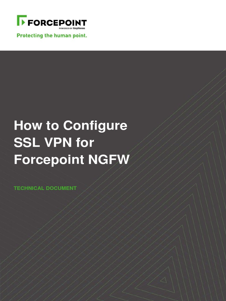 Forcepoint NGFW SSL VPN Config | PDF | Transport Layer Security ...