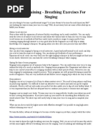 Essential Singing Techniques Guide | PDF | Singing | Vocal Pedagogy