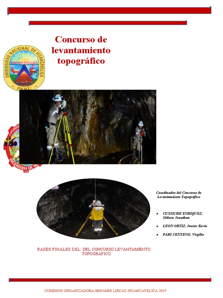 Bases de Levantamiento Topografico XXV Senamin | PDF | Science ...