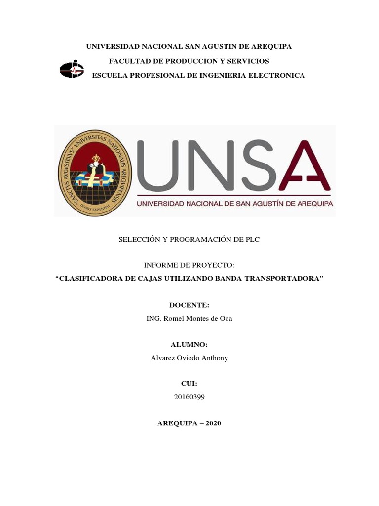 Proyecto PLC | PDF | Controlador lógico programable | Electricidad