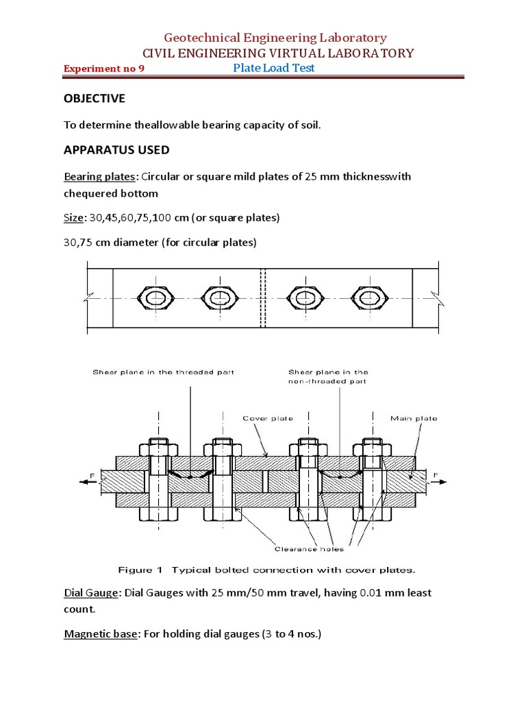 Plate Load Test 11 | PDF | Geotechnical Engineering | Economic Sectors
