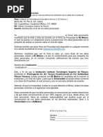 Carta Queja Del Ascensor | PDF
