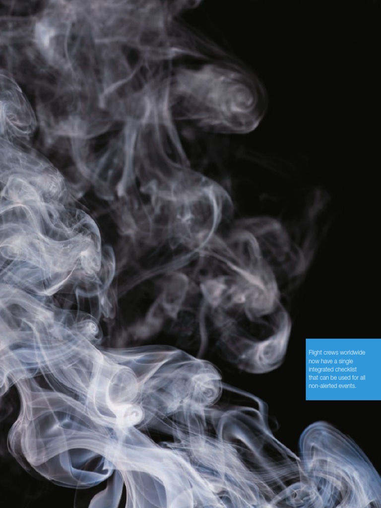 Flightcrew Response To in Flight Smoke Fire or Fumes PDF | PDF | Smoke ...