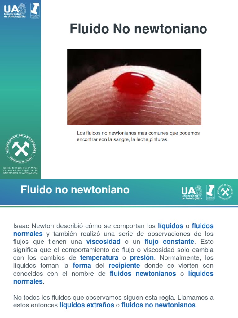 Fluido No Newtoniano 1 | PDF | Líquidos | Viscosidad