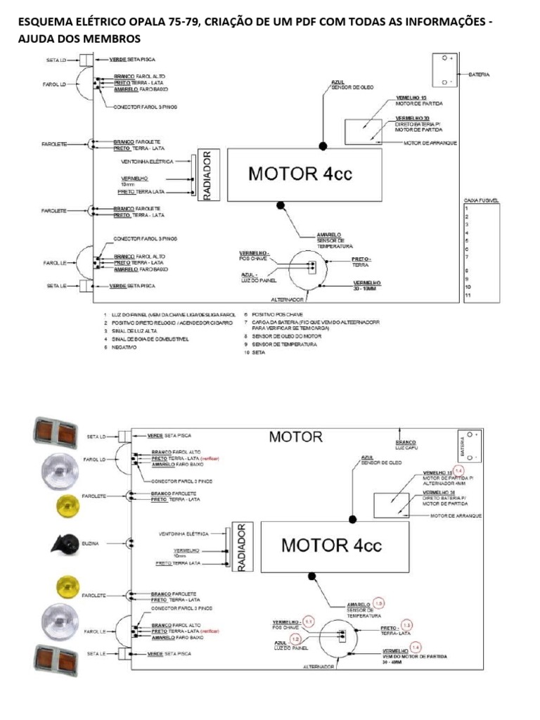 ESQUEMA ELÉTRICO OPALA 75 A 79 | PDF