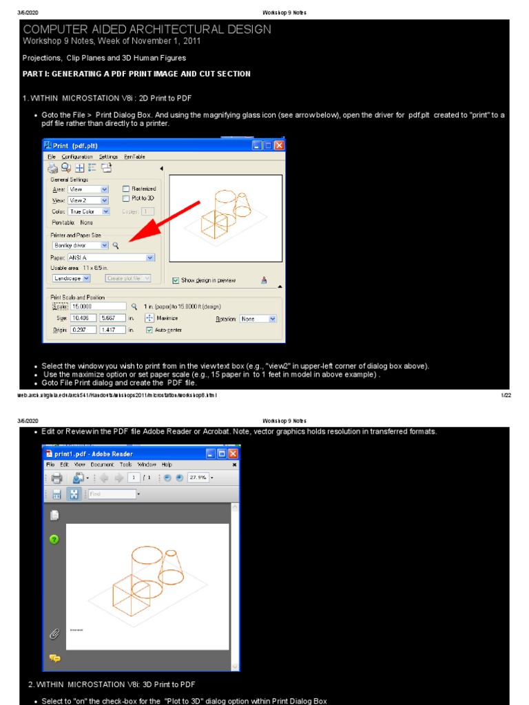 Workshop 9 Notes | PDF | 3 D Computer Graphics | 2 D Computer Graphics