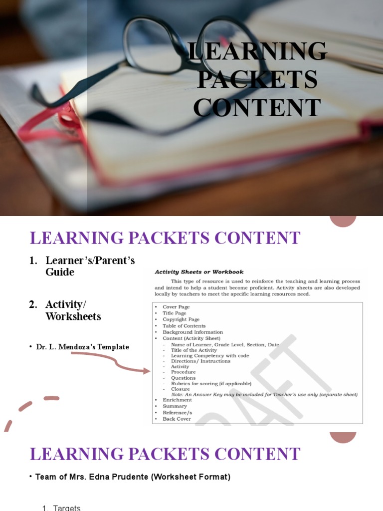 Guide to Creating Effective At-Home Learning Packets | PDF