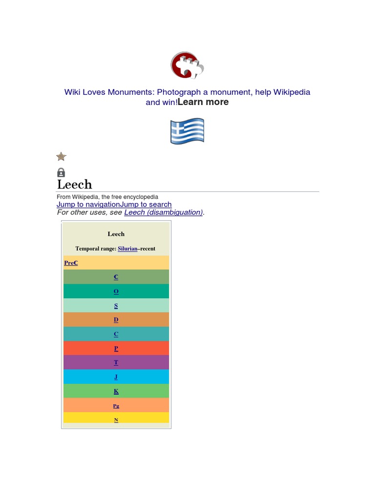 Leech: Wiki Loves Monuments: Photograph A Monument, Help Wikipedia and ...