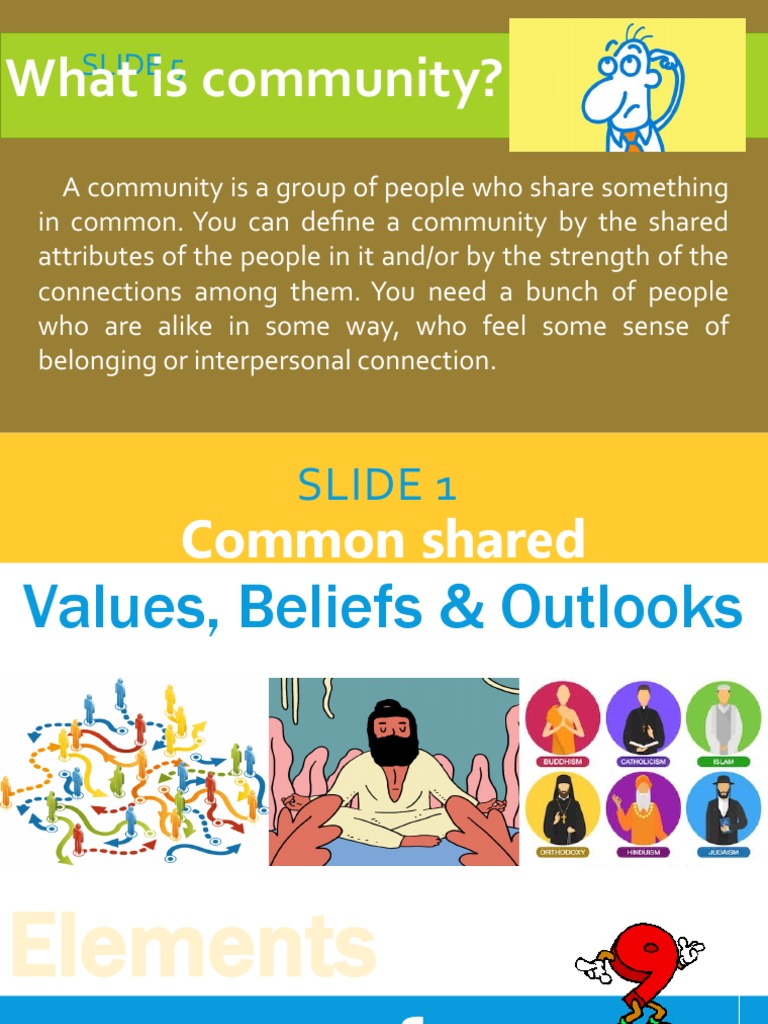 Slide 5: What Is Community? | PDF | Mosque | Philippines