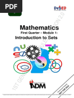 Week 2 Math 7 Module | PDF | Set (Mathematics) | Mathematical Concepts