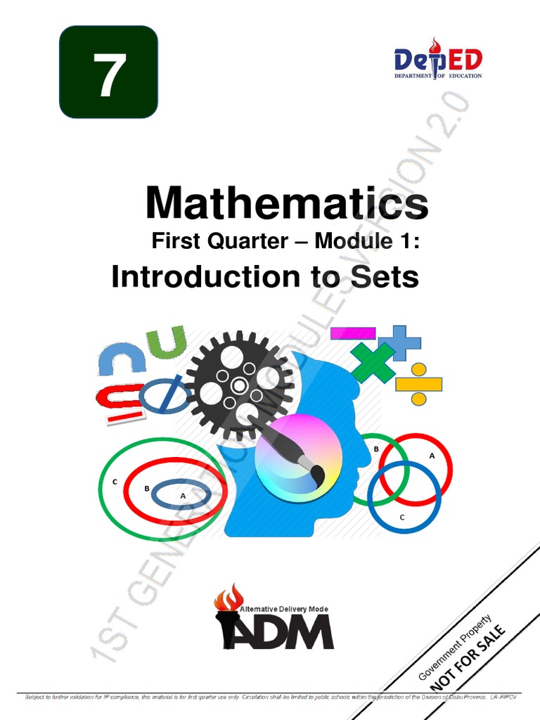 G7, Q1, WK 1, Module 1 | PDF | Empty Set | Set (Mathematics)