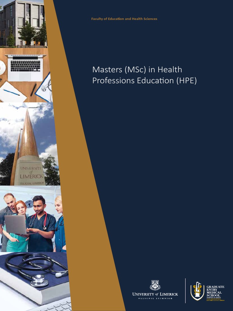 Health Professions Education MSc | PDF | Postgraduate Education | Concept