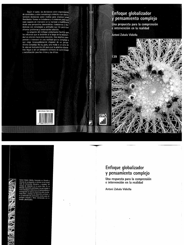 Zabala. A. Enfoque Globalizador y Pensamiento Complejo. | PDF