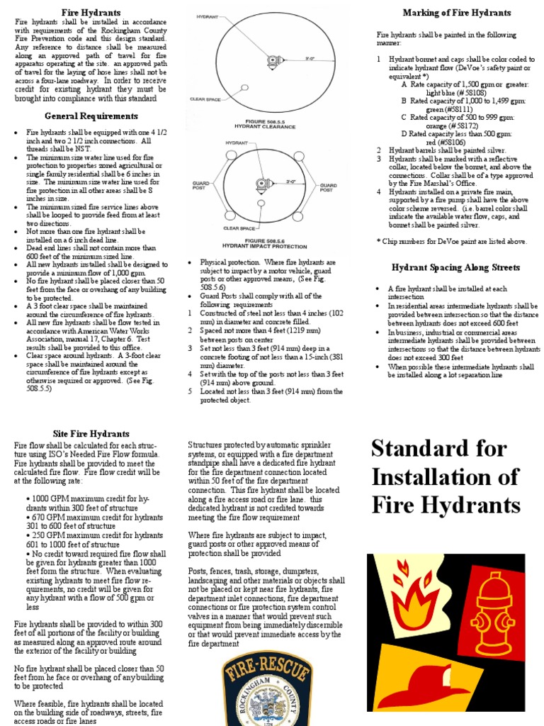 Fire Hydrant Brochure | PDF | Road Transport | Nature