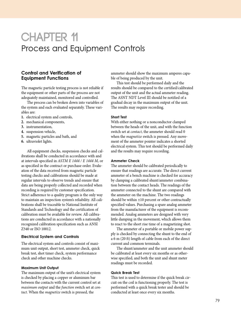Process and Equipment Controls | PDF | Specification (Technical ...