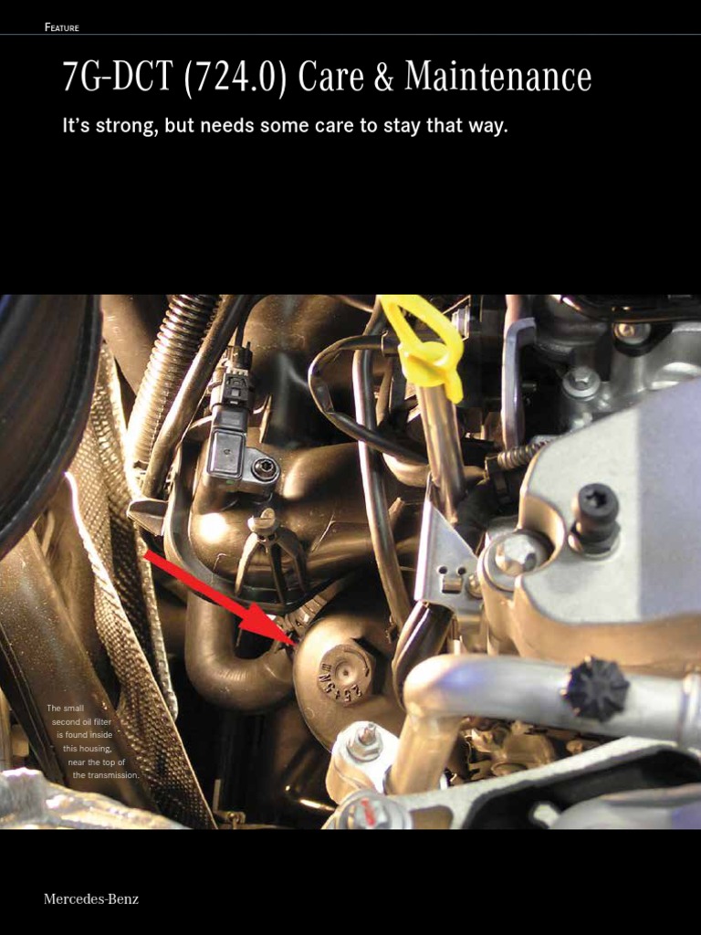 7G DCT 724.0 Care and Maintenance PDF | PDF | Transmission (Mechanics ...