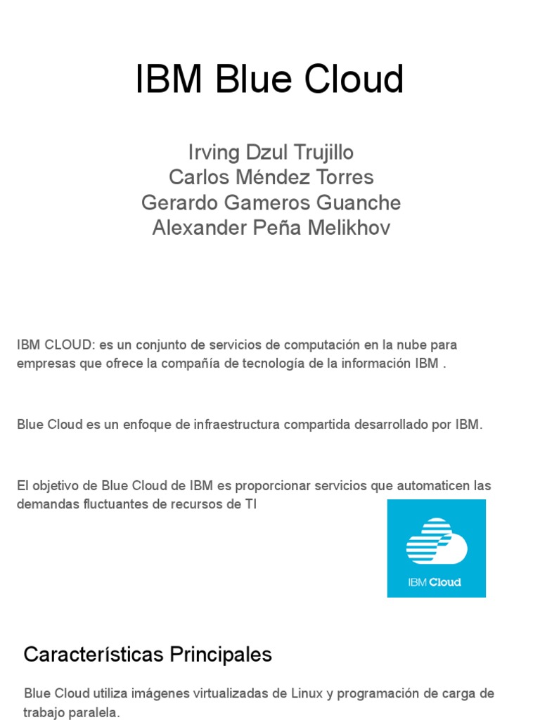 IBM Blue Cloud | PDF