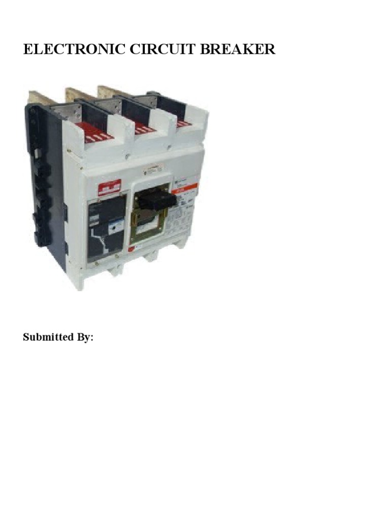 Electronic Circuit Breaker Overview | PDF | Computers | Technology ...