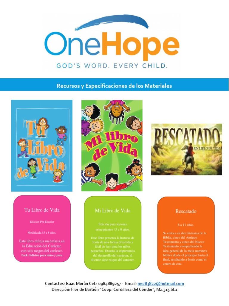 Recursos One Hope | PDF | Biblia | Religión y creencia