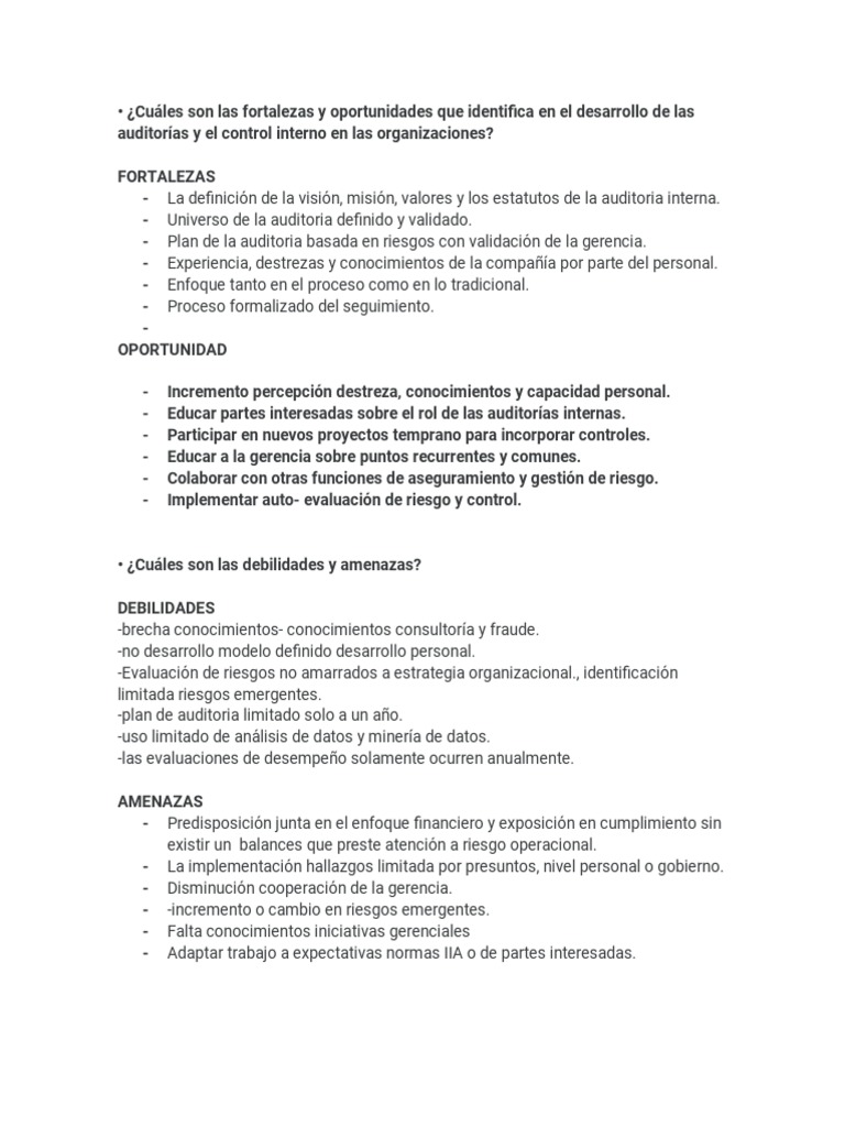 Auditoria y Control Interno | PDF | Auditoría | Gestión de la calidad