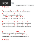 Letra y acordes: Altísimo Milagroso Salvador | PDF