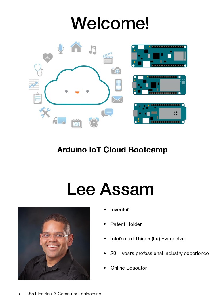 Welcome!: Arduino Iot Cloud Bootcamp | PDF