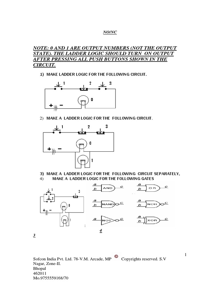 PLC Assignments-Bhopal | PDF | Control Engineering | Digital Technology