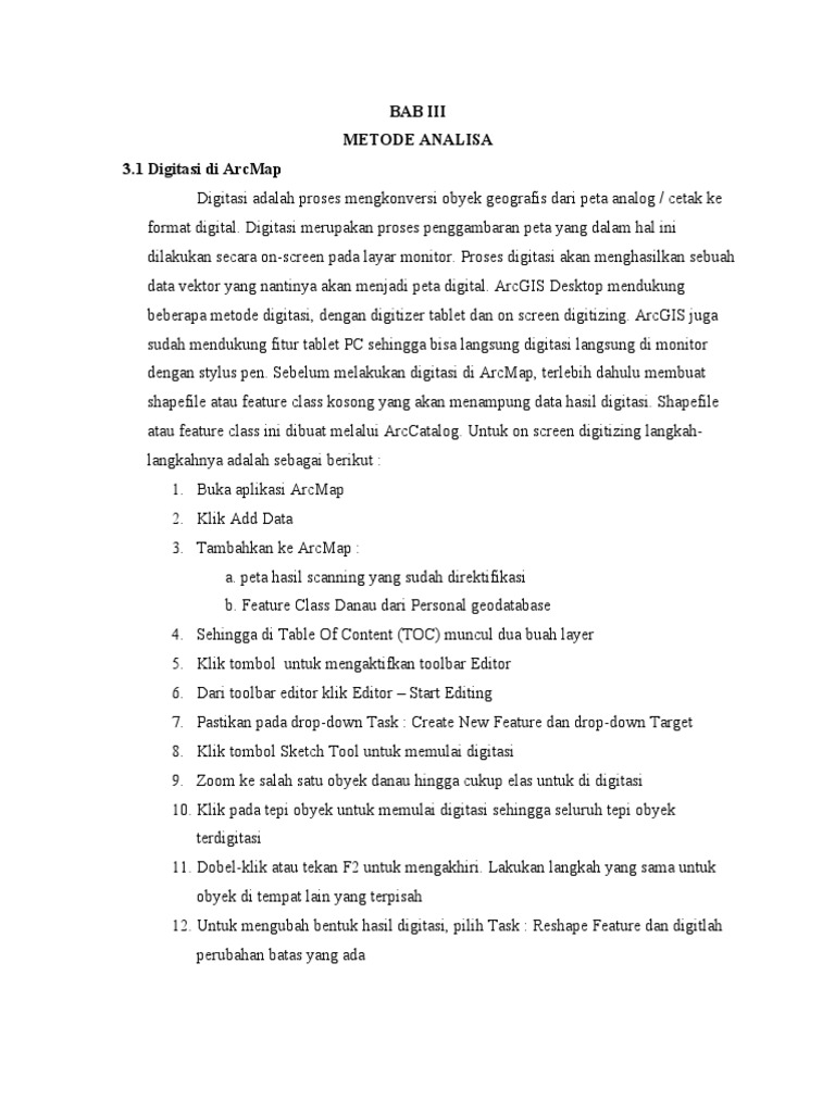 Langkah Langkah Gis | PDF | Komputer