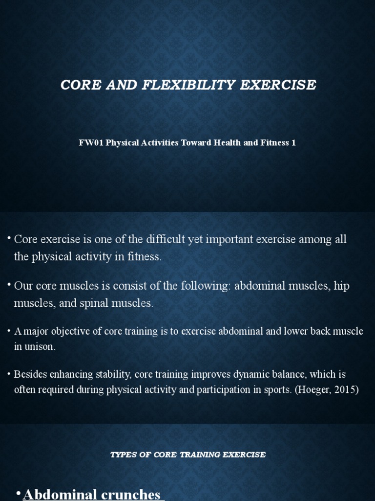 Core and Flexibility Training Guide | PDF | Career & Growth