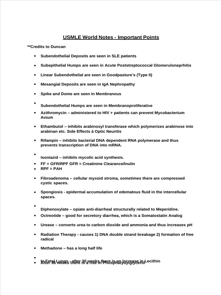 UWorld Notes Step 1 | PDF | Pancreas | Retrovirus