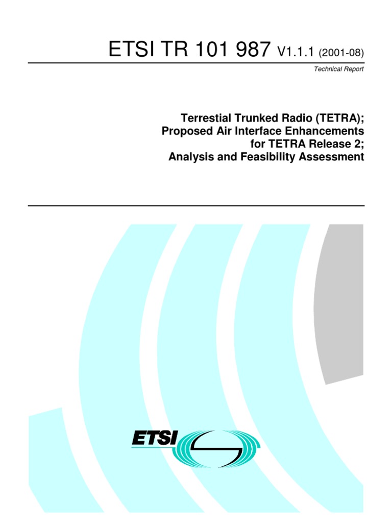 TETRA Air Interface Enhancements HANDOVER | PDF | Duplex ...