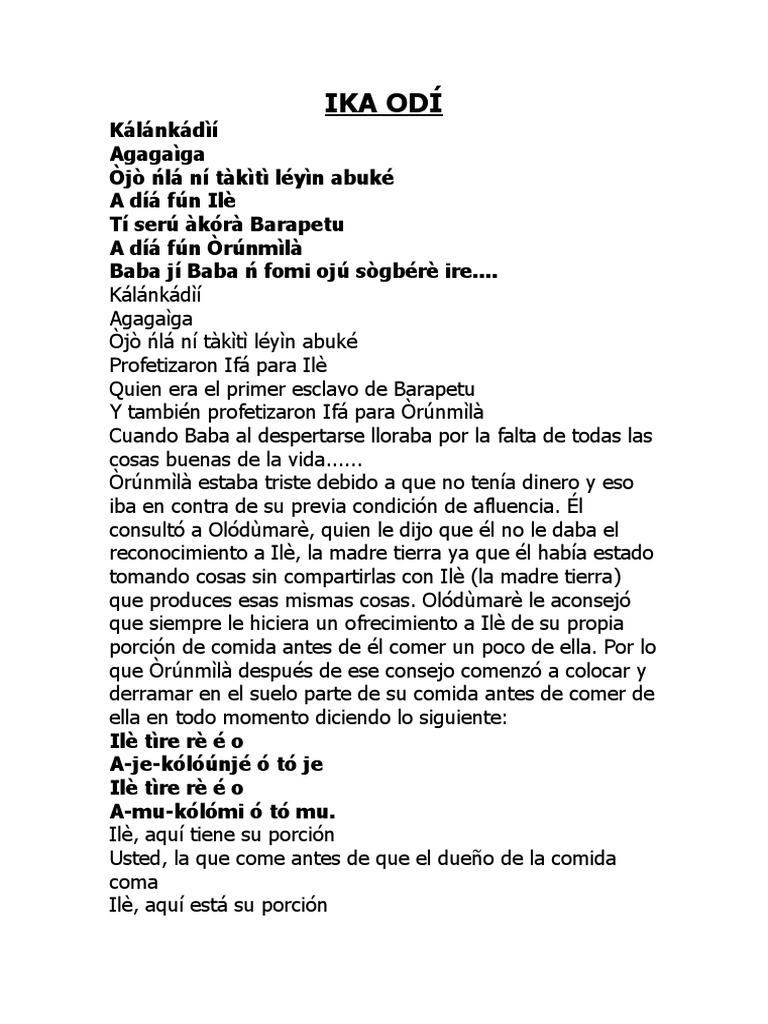 Ika Odí | PDF