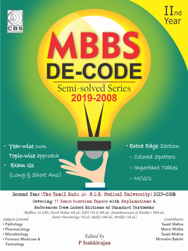Sample Pages of MBBS Decode (MGR University) | PDF | Breast Cancer ...