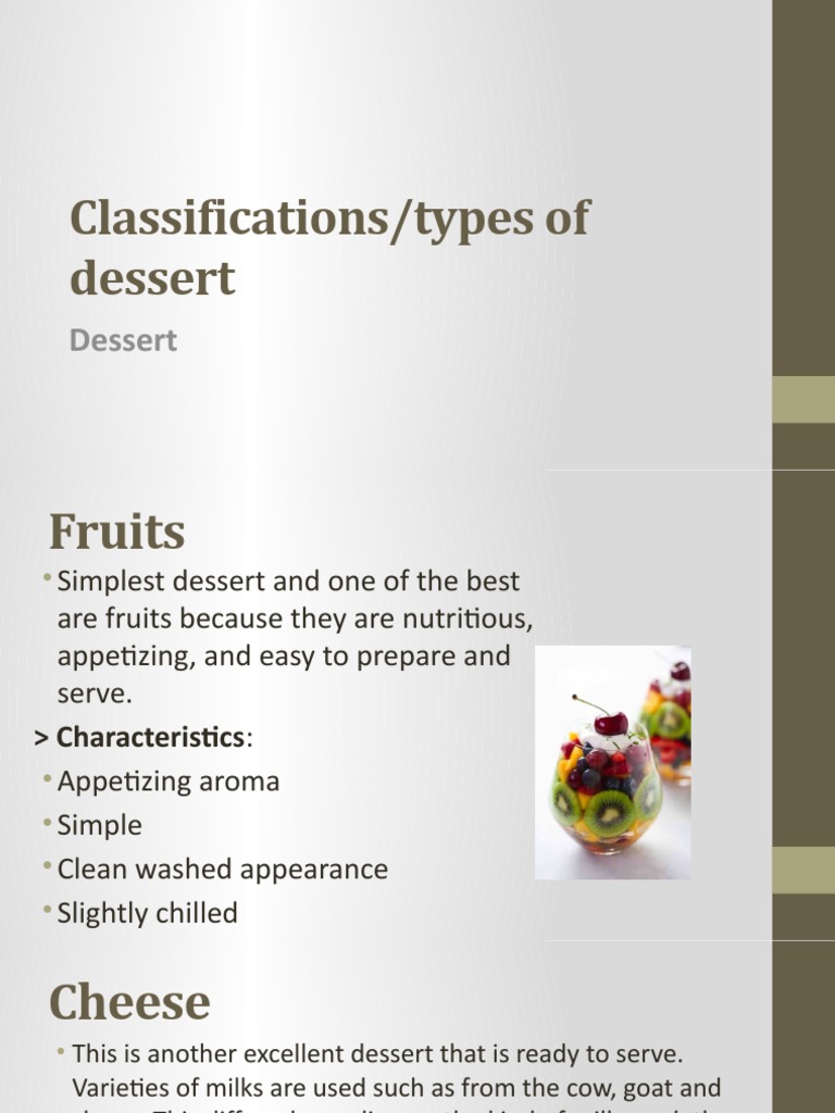 Powerpoint Dessert | PDF | Pudding | Custard