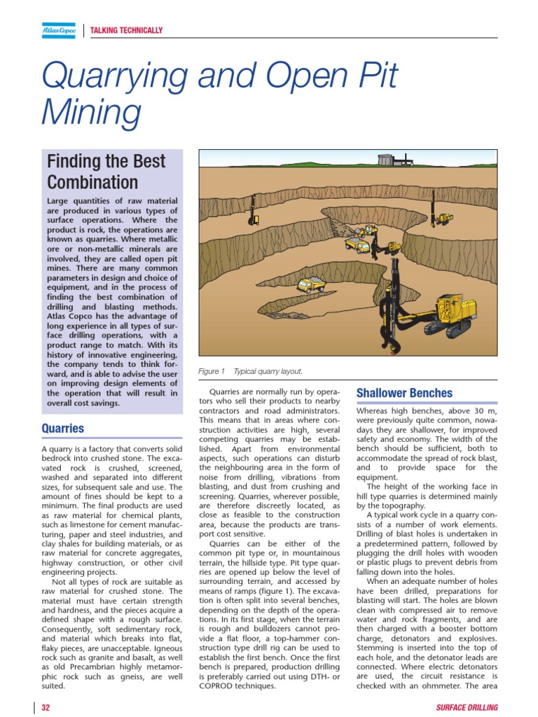 Quarring | PDF | Drilling Rig | Mining
