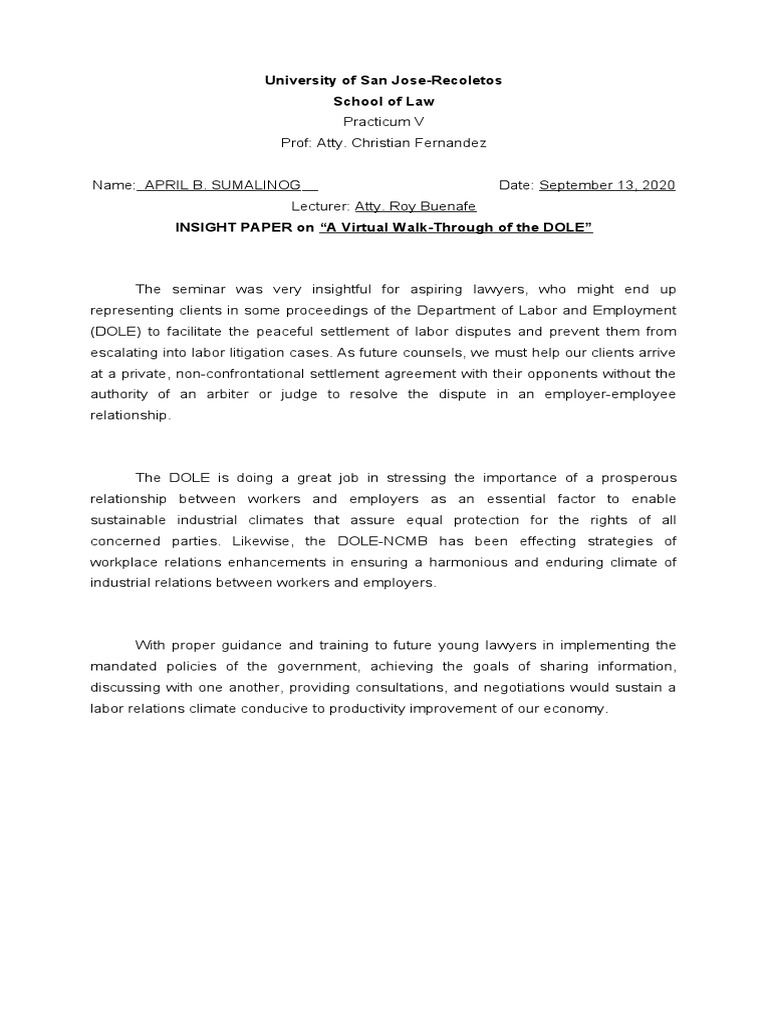 Practicum V. Insight Paper 2 | PDF | Politics | Social Science