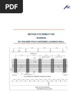 Method Statement FOR Retaining Wall Construction: Project | PDF ...