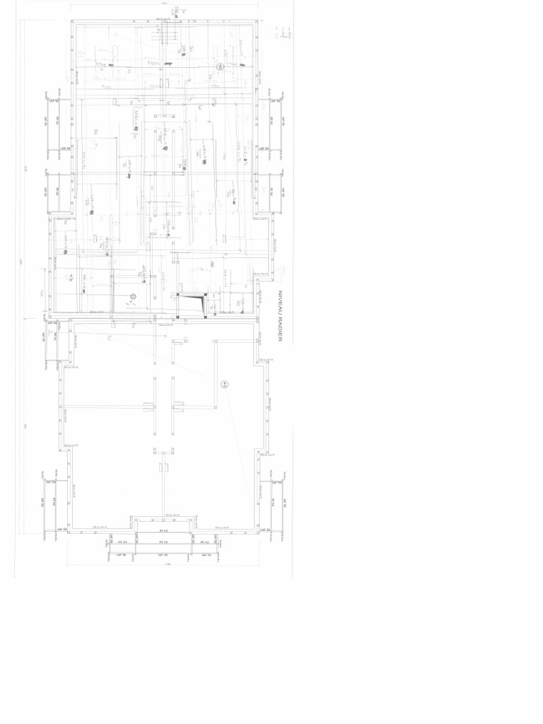 Schéma de Ferraillage Radier PDF | PDF