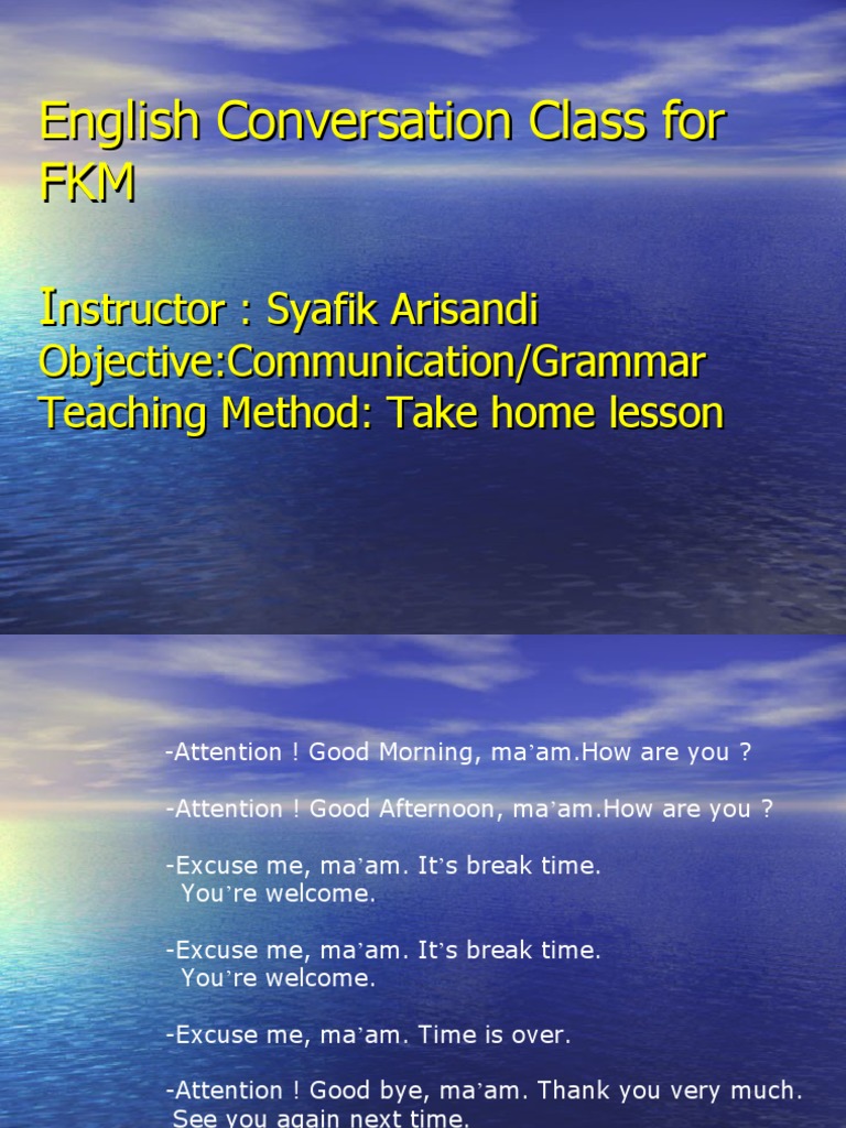 English Convers Complete | PDF | Adverb | Semiotics