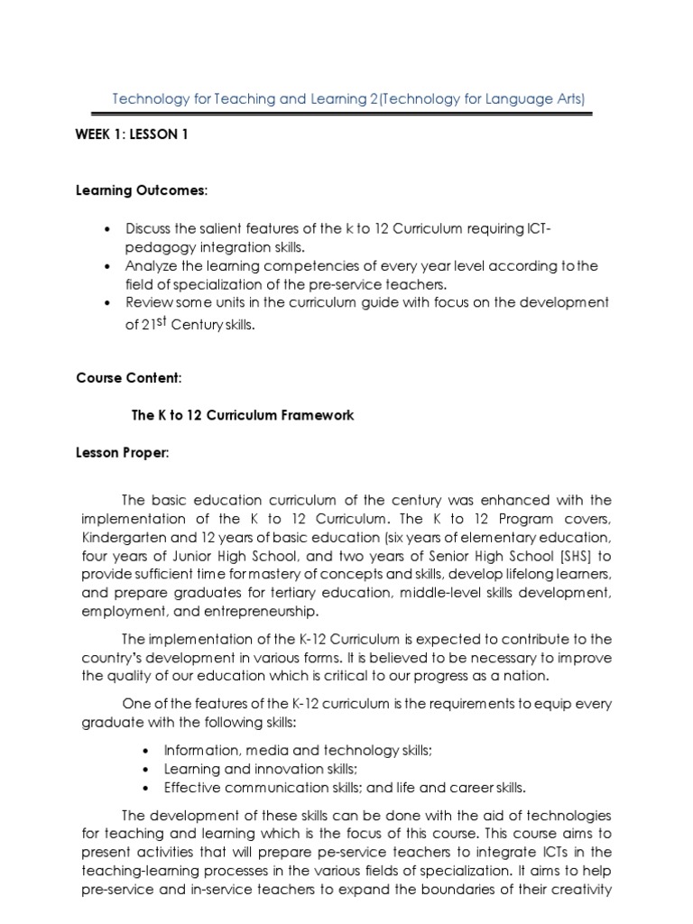 Technology For Teaching and Learning 2 (Technology For Language Arts ...