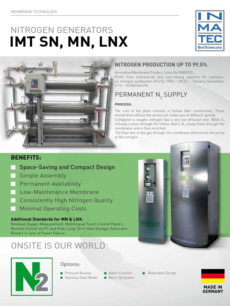 Membrane Generator PDF | PDF | Membrane Technology | Nitrogen