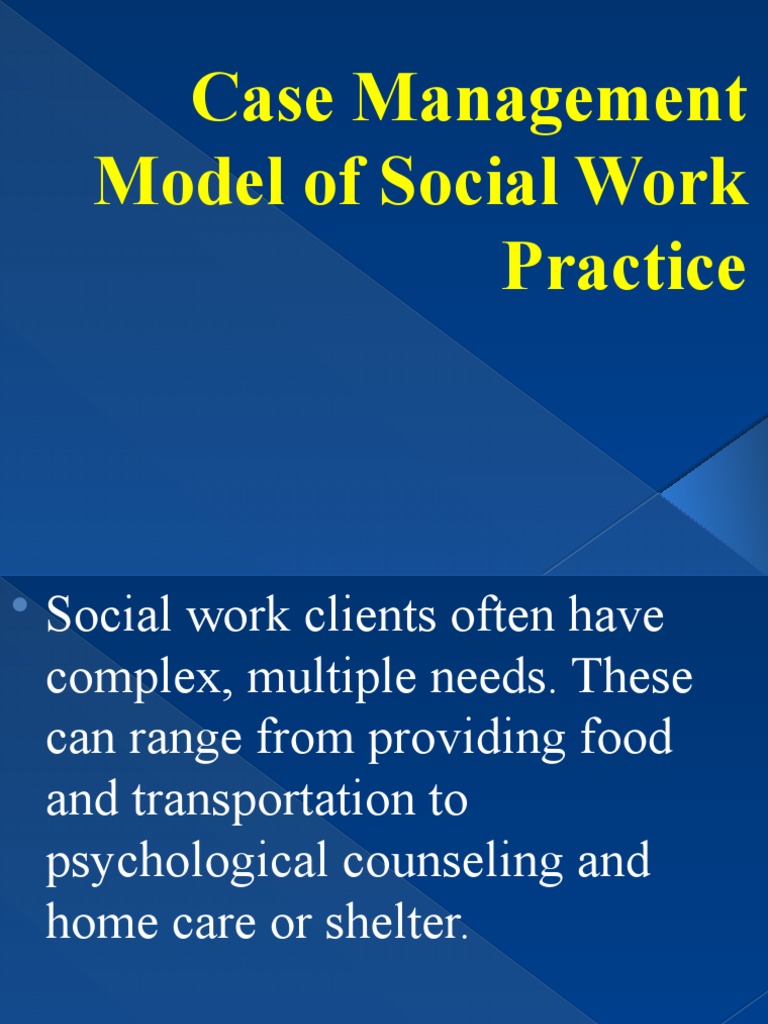 Case Management and Functions | PDF | Social Work | Health Care