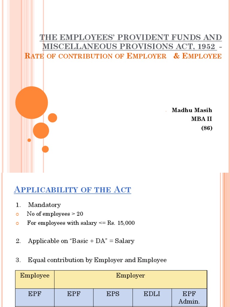 EPF Calculation | PDF