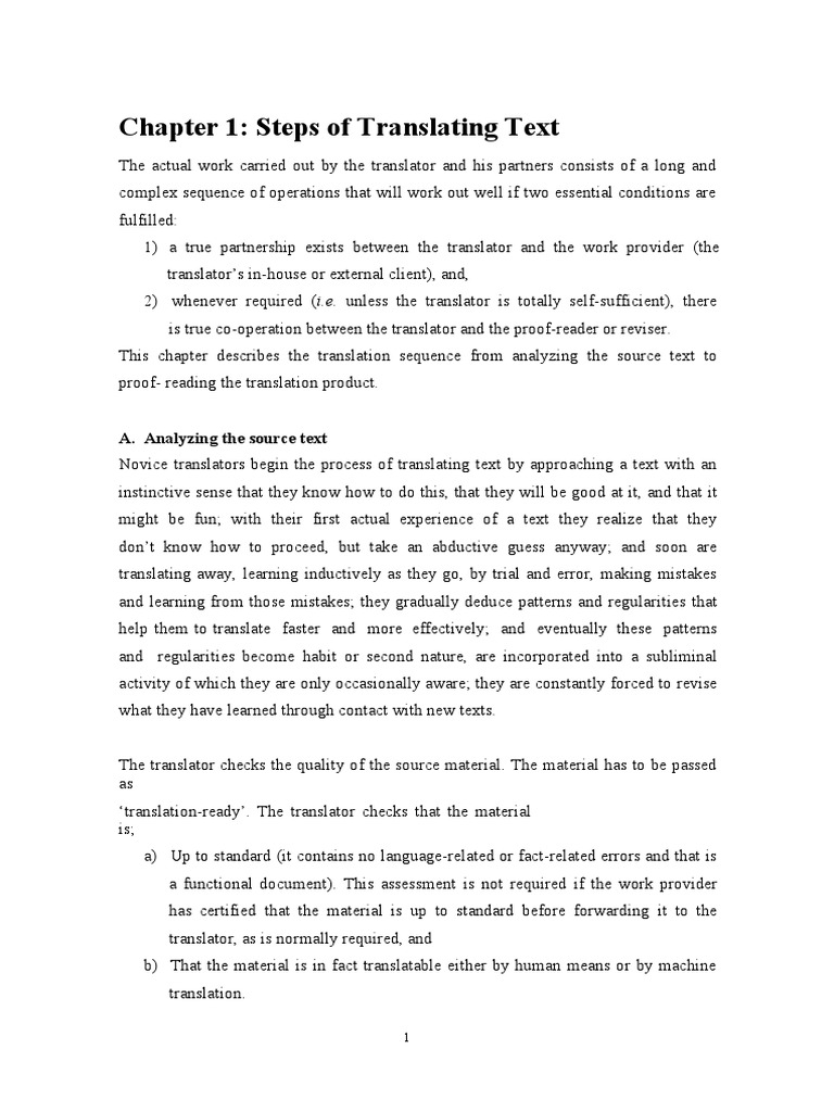 A Guide For Translator-1 | PDF | Translations | Human Communication