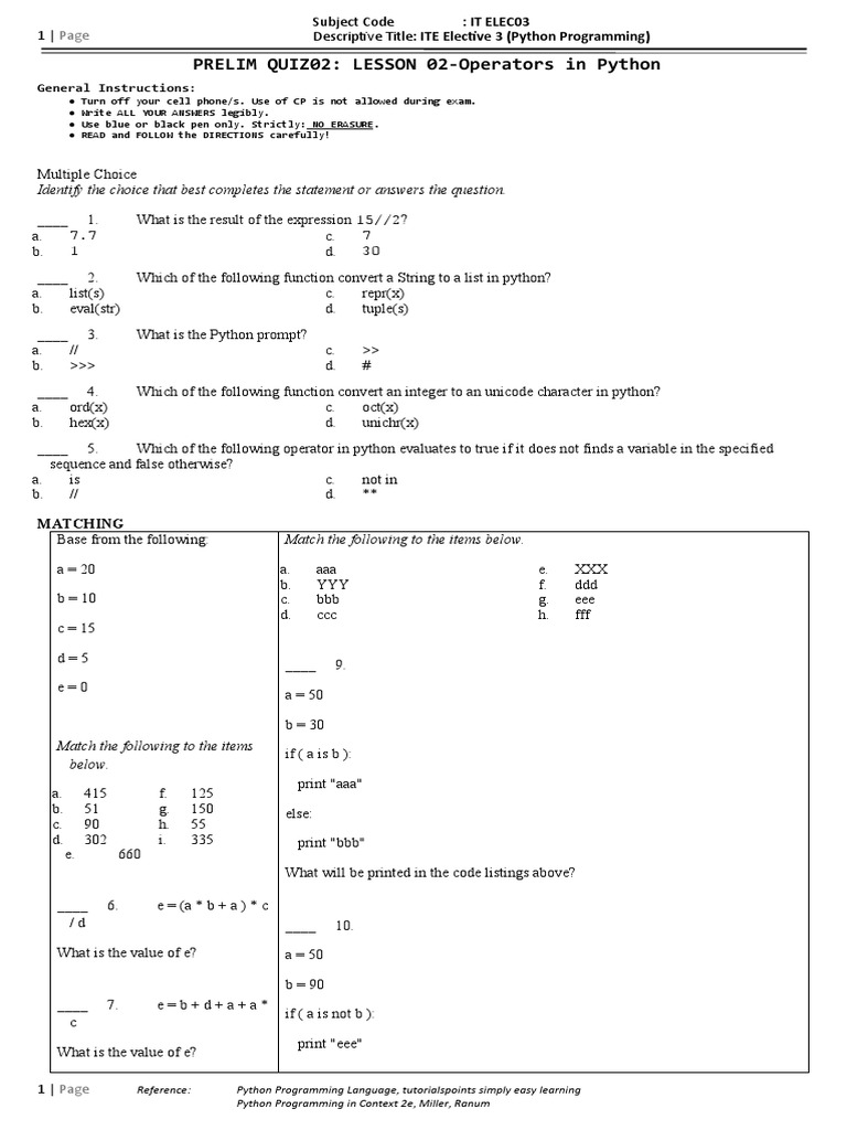 Lesson03 QUIZ | PDF | Notation | Software Engineering