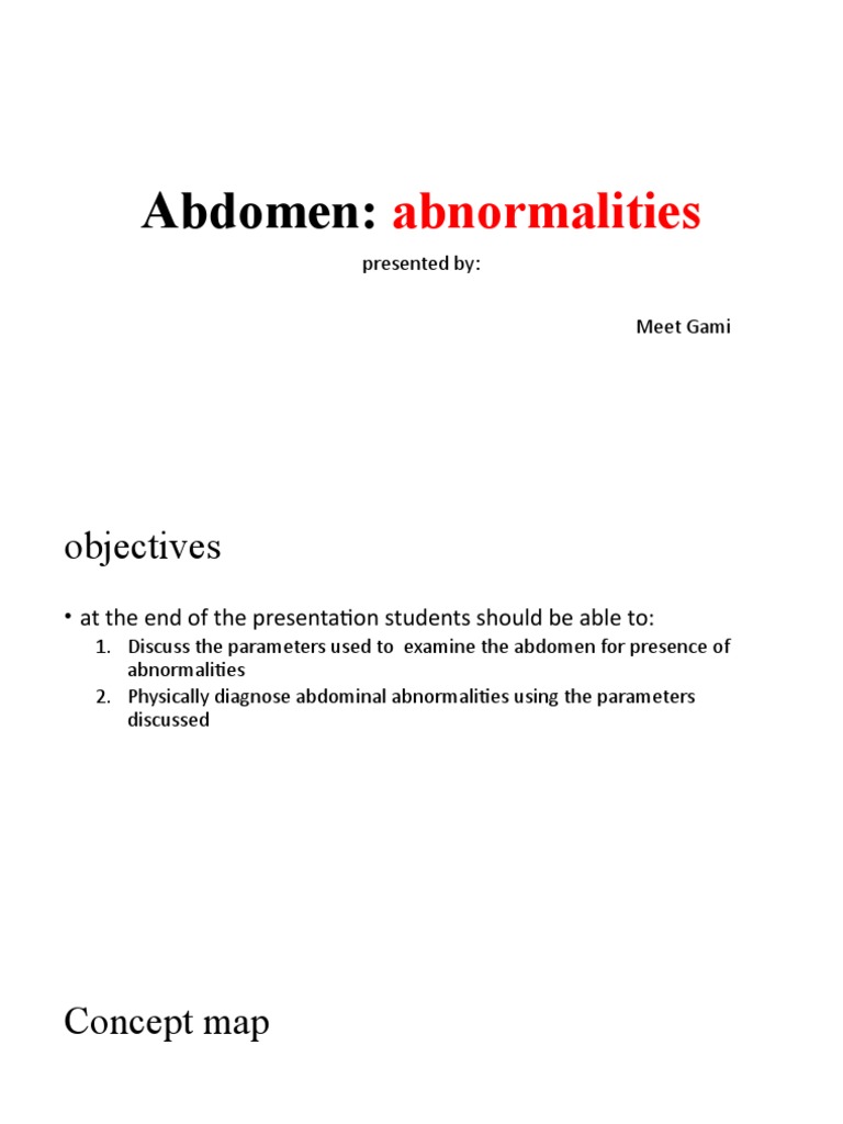 PD Abdomen | PDF | Abdomen | Liver