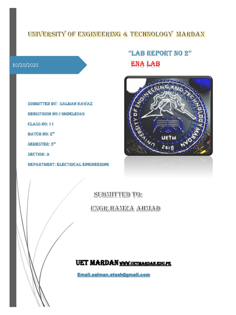 Lab No 2 | PDF | Science & Mathematics