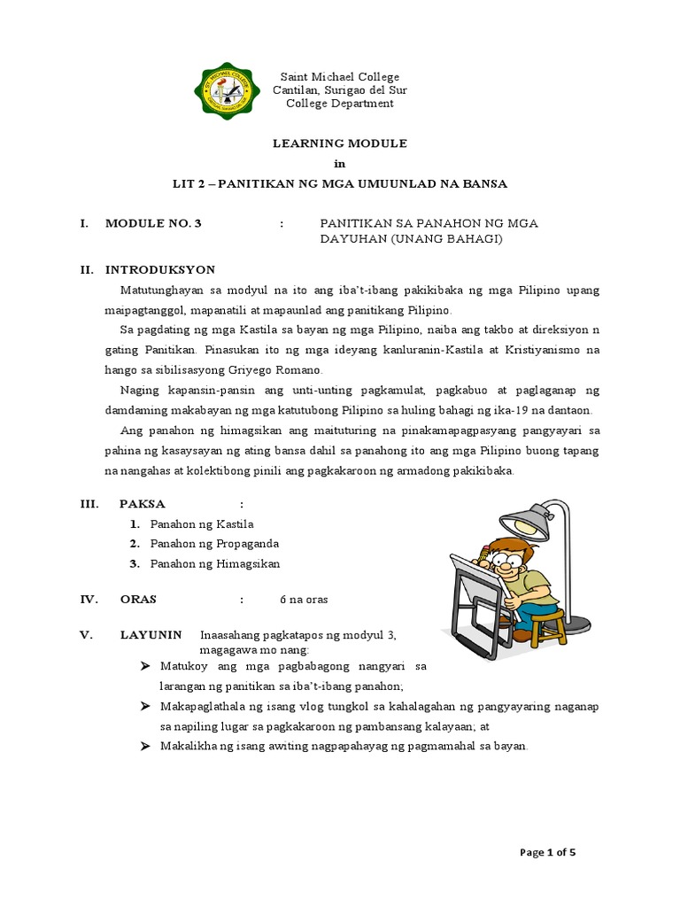 Learning Module 3 | PDF