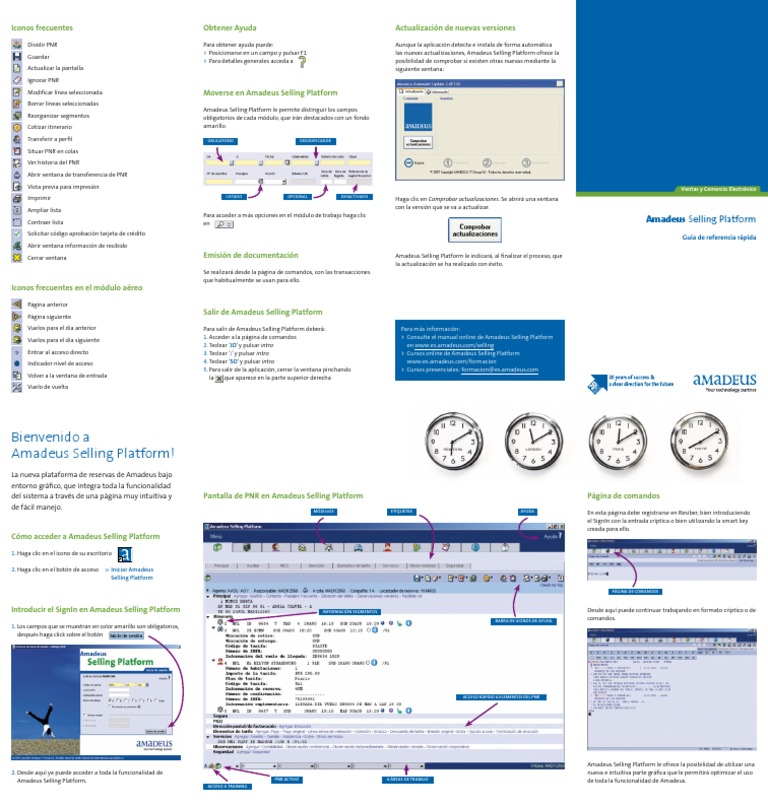 Amadeus_Selling_Platform_Guia_Rapida | Ventana (informática) | Point ...