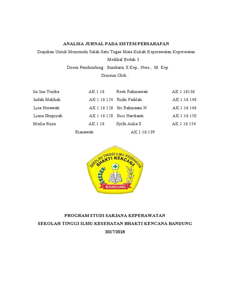Tugas KMB Analisa Jurnal | PDF